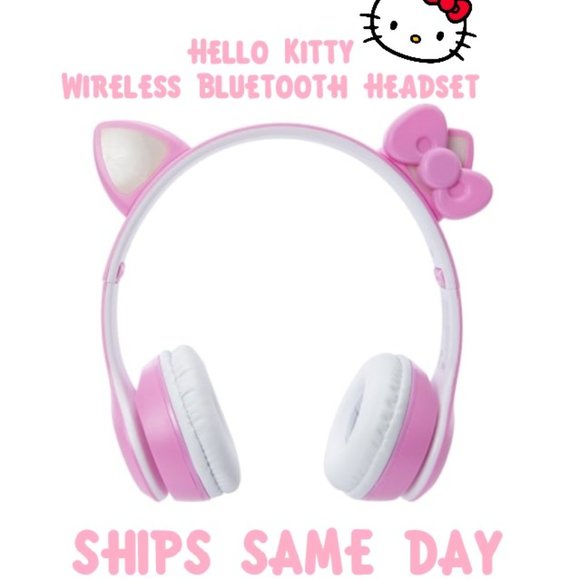 Sanrio | Headphones | Official Sanrio Hello Kitty Wireless Light Up Rgb ...